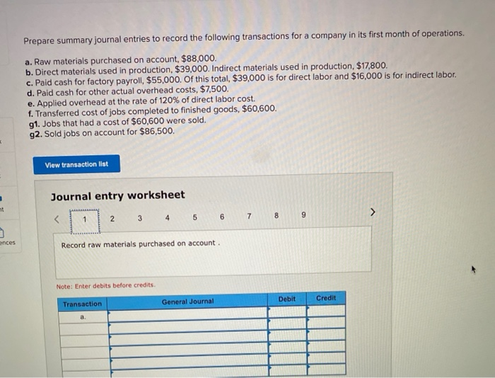 Solved Prepare summary journal entries to record the | Chegg.com
