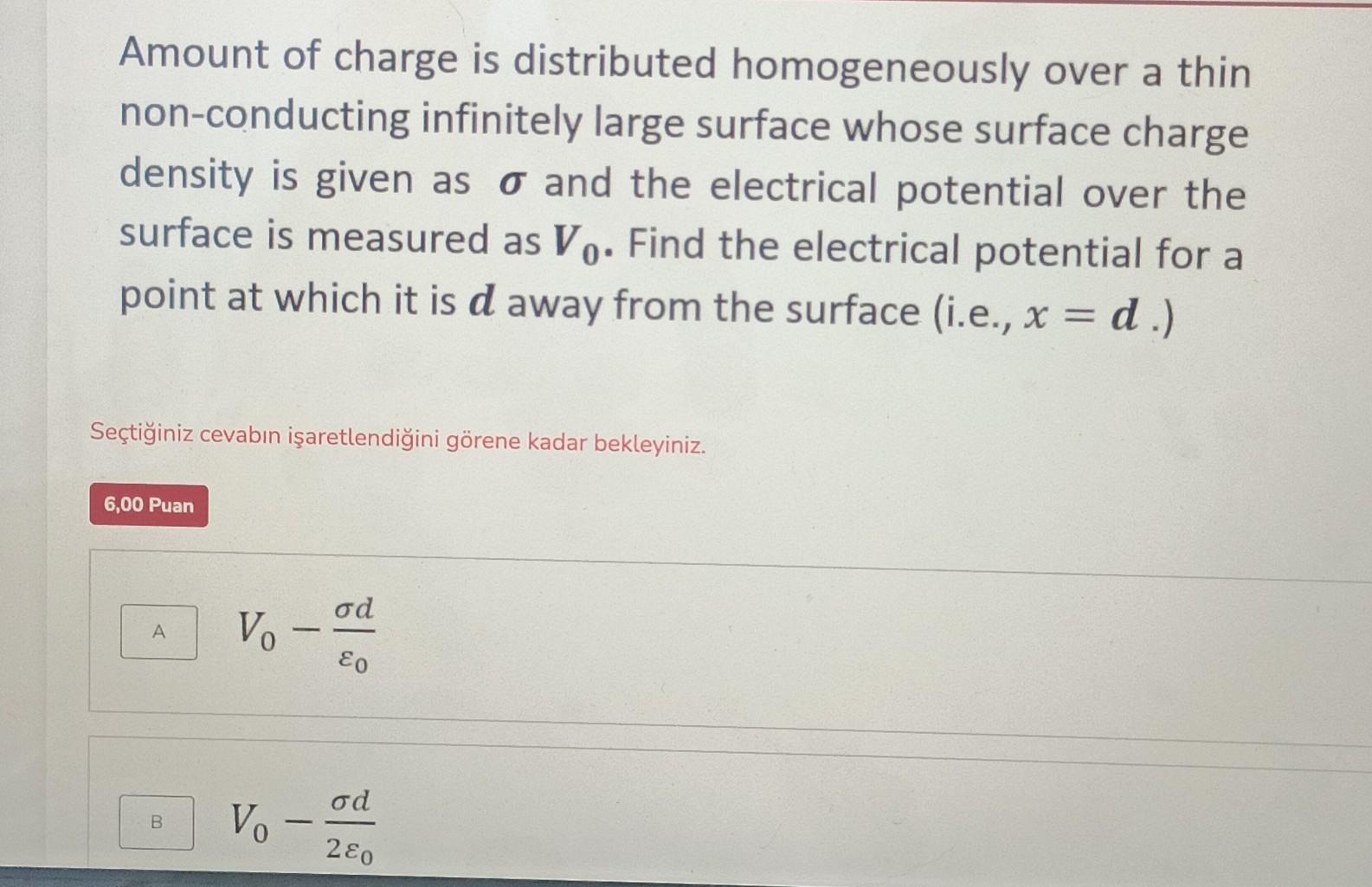 Solved Amount of charge is distributed homogeneously over a | Chegg.com