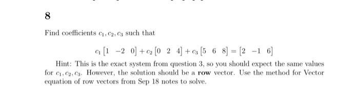 Solved Find coefficients c1,c2,c3 such that | Chegg.com
