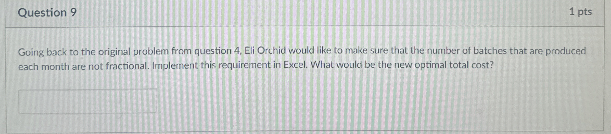 Solved Eli Orchid has designed a new pharmaceutical product, | Chegg.com