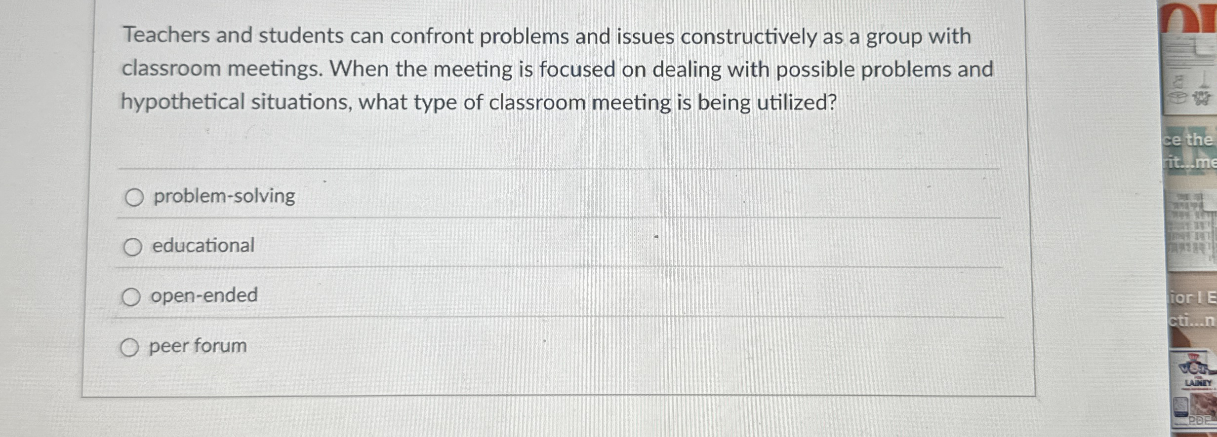 Solved Teachers and students can confront problems and | Chegg.com