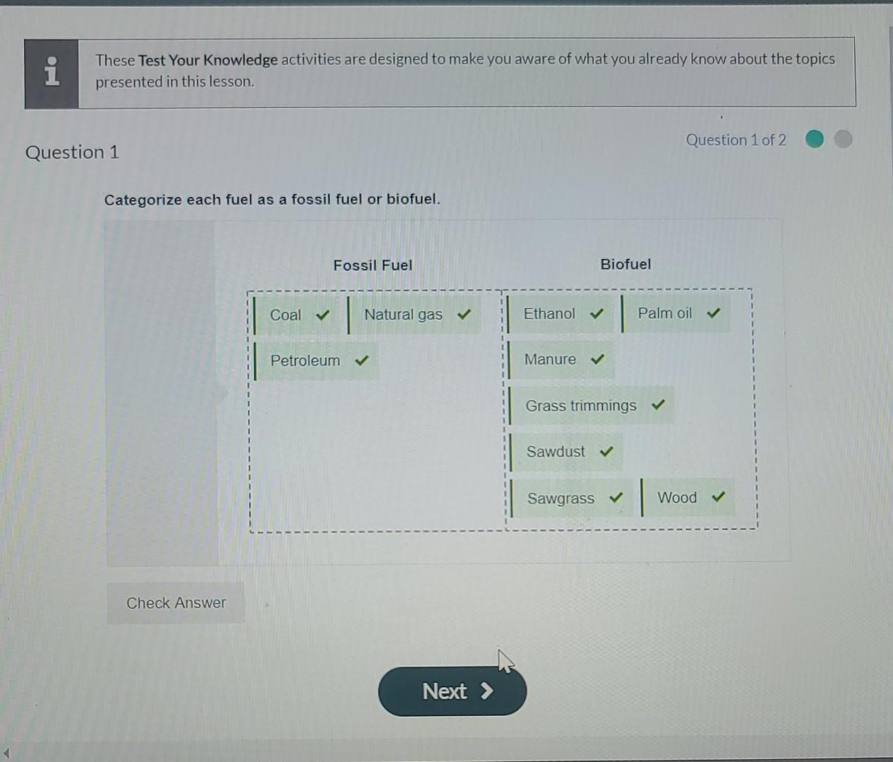 Solved i These Test Your Knowledge activities are designed | Chegg.com