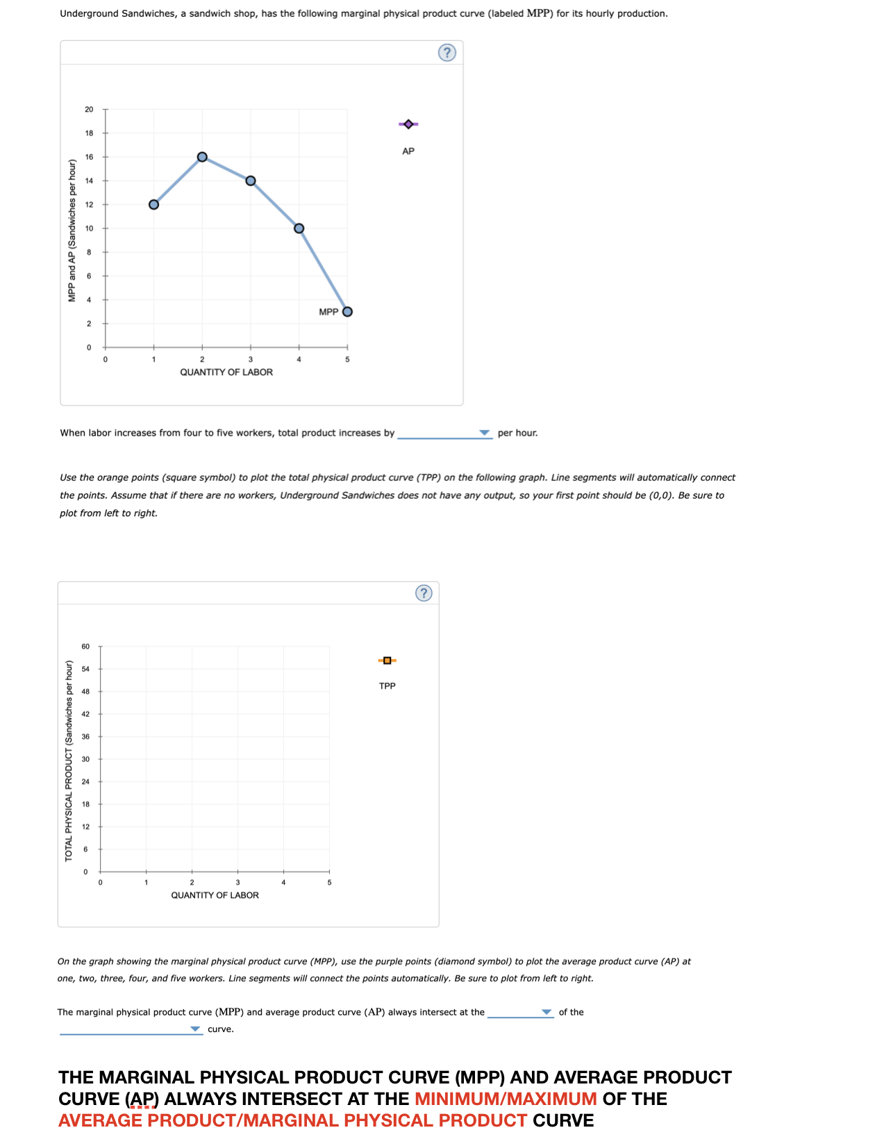 Solved When labor increases from four to five workers, total | Chegg.com