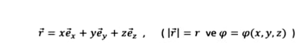 Solved vec r =x vec e x +y vec e y +z vec e z , (| vec r |=r | Chegg.com