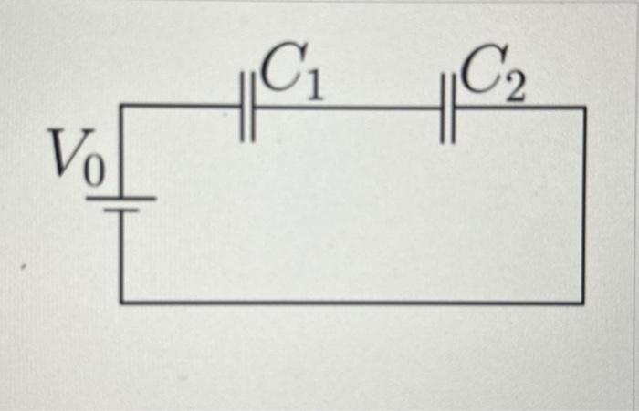 Solved (8\%) Problem 10: Two capacitors and a voltage source | Chegg.com