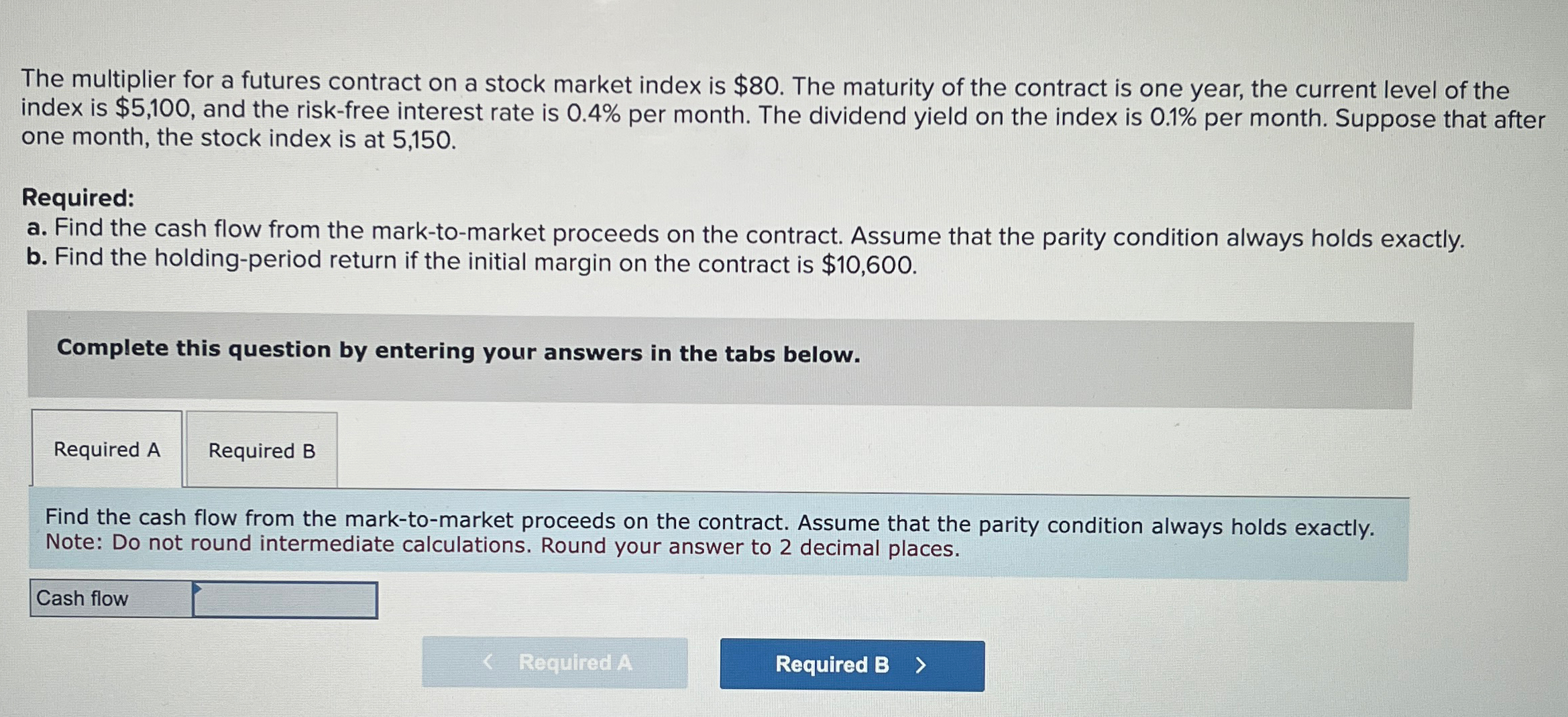 Solved The multiplier for a futures contract on a stock | Chegg.com
