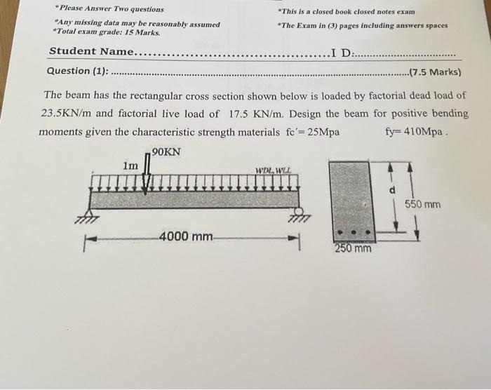 Solved The beam has the rectangular cross section shown | Chegg.com