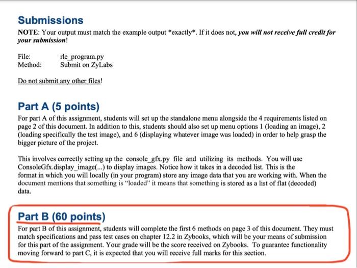 Solved Submissions NOTE: Your output must match the example | Chegg.com