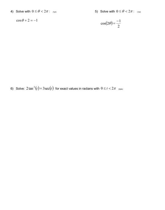 Solved 4) Solve with 0≤0