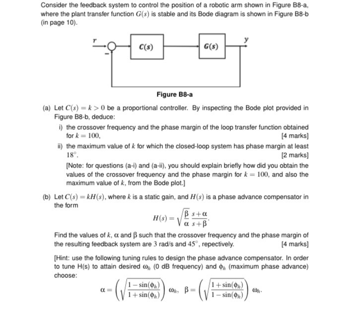 Solved Consider the feedback system to control the position | Chegg.com