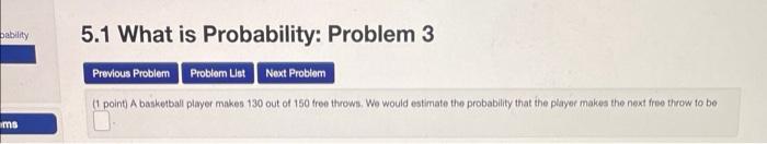 Solved (1 point) For each problem, select the best response. | Chegg.com