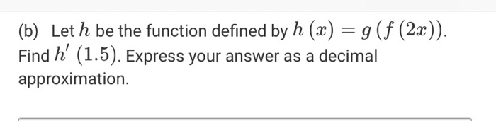 Solved Unless otherwise specified, the domain of a function | Chegg.com