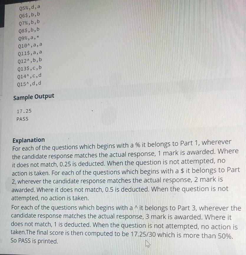 Solved Explanation For each of the questions which begins | Chegg.com