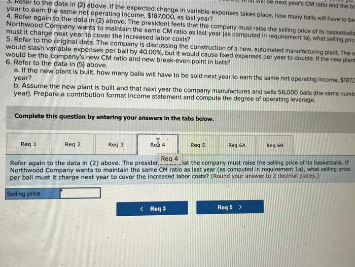 Solved Problem 5-20 (Algo) CVP Applications: Break-Even | Chegg.com