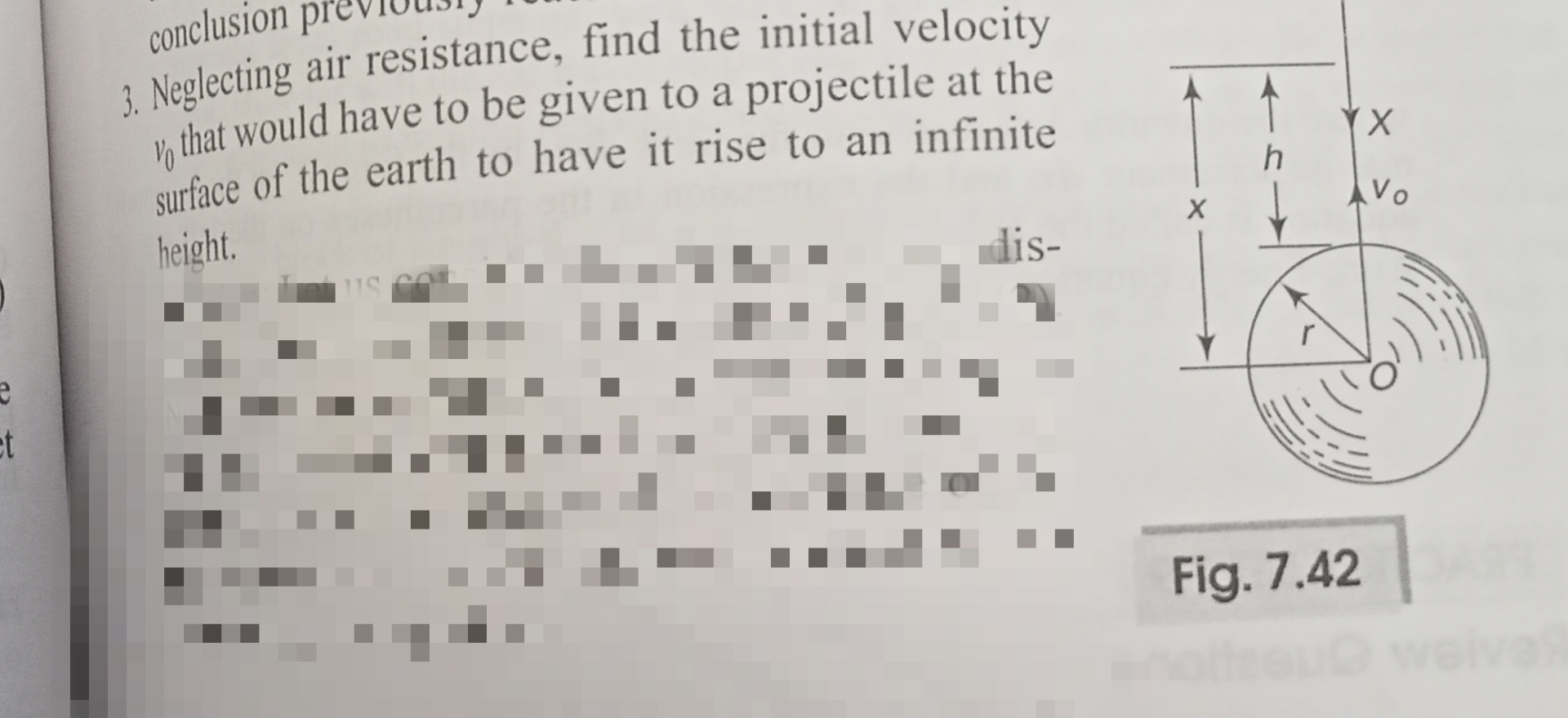 Solved Neglecting air resistance, find the initial velocity | Chegg.com