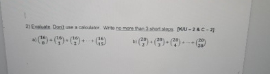 Solved Evaluate. Donit use a caloulator. Write po more than | Chegg.com