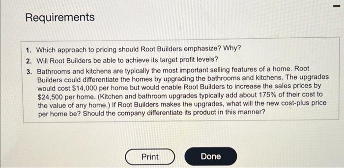 Solved Requirement 3. Bathrooms and kitchens are typically | Chegg.com