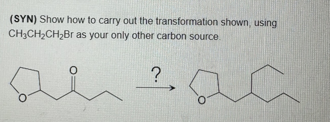 Solved (SYN) ﻿Show how to carry out the transformation | Chegg.com