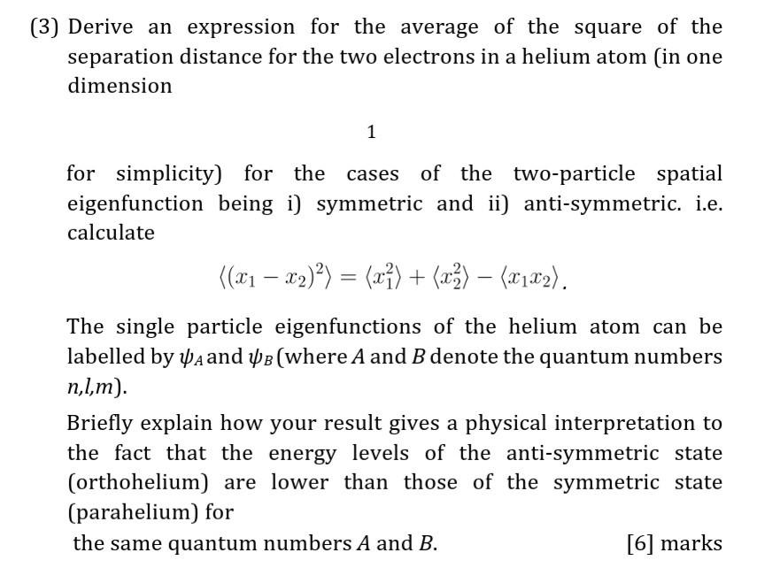 Solved (3) Derive an expression for the average of the | Chegg.com