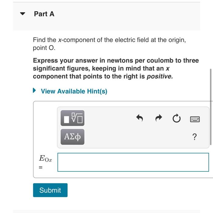 Solved Electric Field due to Two Point Charges 9 of 25 Two | Chegg.com
