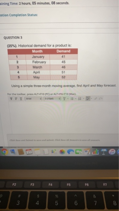 Solved aining Time: 2 hours, 05 minutes, 08 seconds. stion | Chegg.com Solved aining Time: 2 hours, 05 minutes, 08 seconds. stion | Chegg.com