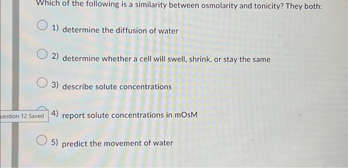 Solved Which of the following is a similarity between | Chegg.com