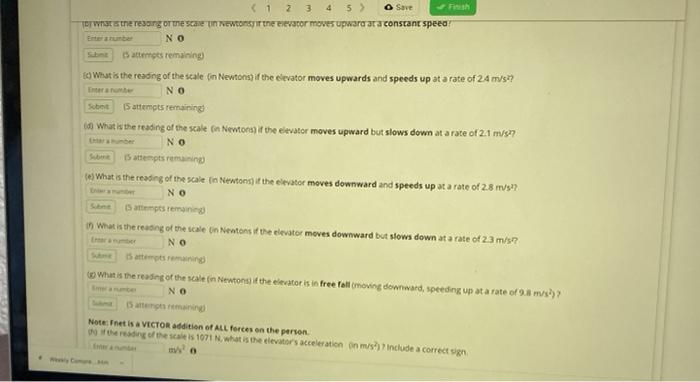 Solved Apparent Weight - Scale in Elevator As shown in the | Chegg.com