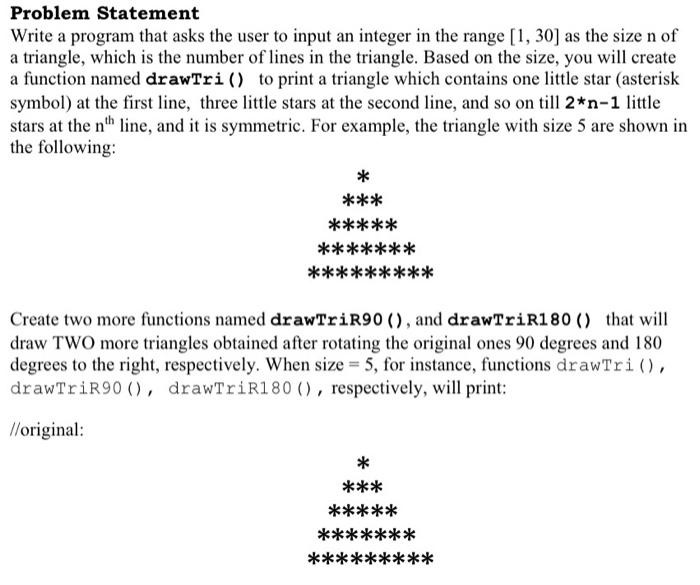 Solved Problem Statement Write A Program That Asks The User 