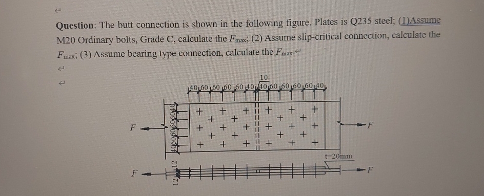 Solved Question: The butt connection is shown in the | Chegg.com