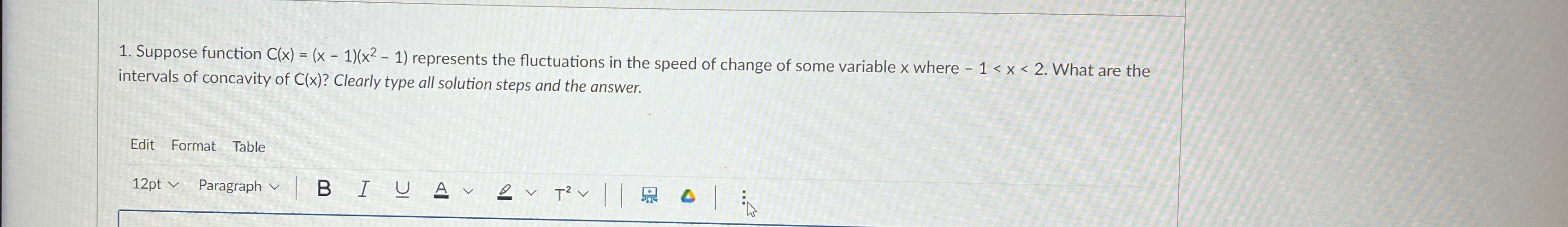 Solved Suppose function C(x)=(x-1)(x2-1) ﻿represents the | Chegg.com