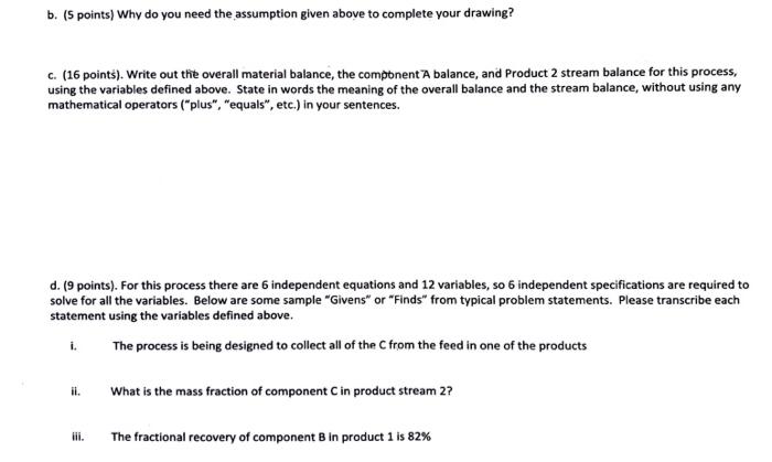 Solved A 3-component mixture consisting of components A, B, | Chegg.com