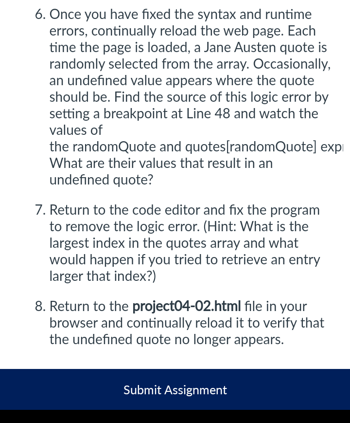 Solved Do the following: 1. Use your code editor to open the | Chegg.com