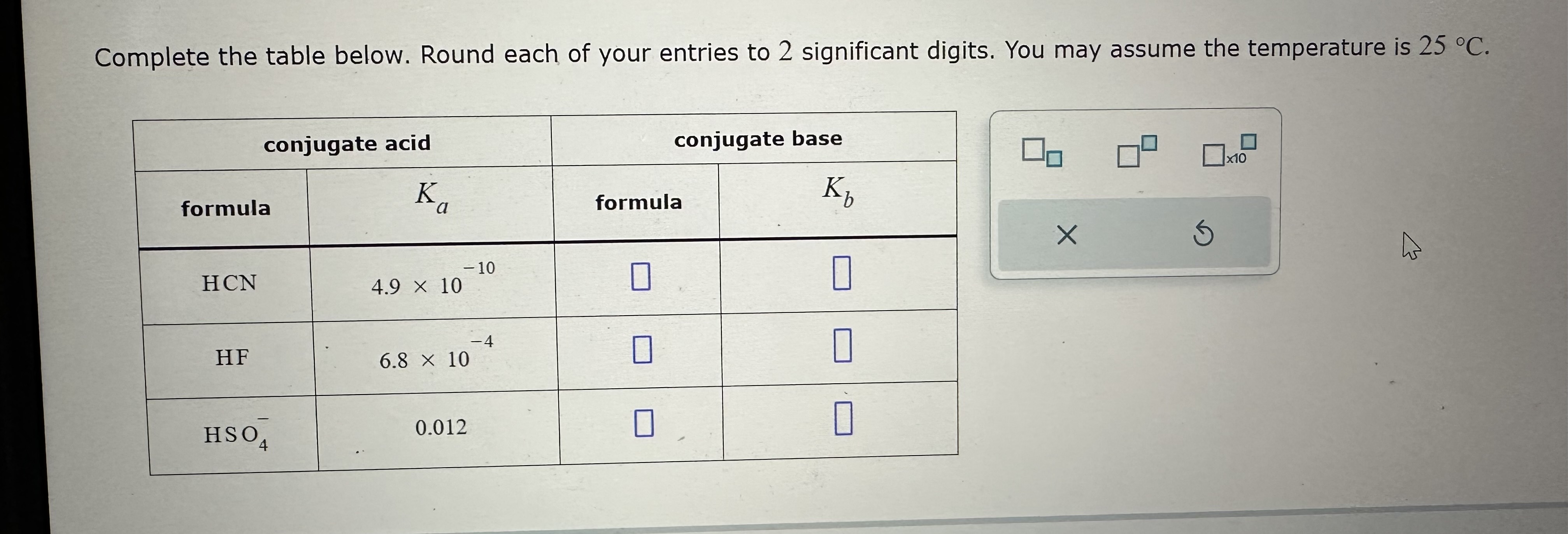 Solved Complete the table below. Round each of your entries | Chegg.com