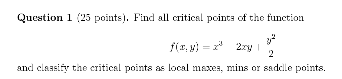 Solved Find all critical points of the function | Chegg.com
