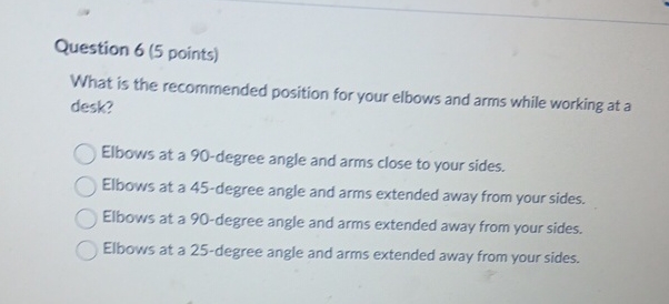 Solved Question 6 (5 ﻿points)What is the recommended | Chegg.com