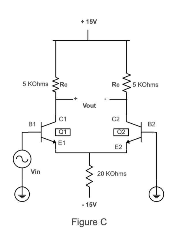 Solved In circuit shown in Figure C, ﻿find differential | Chegg.com