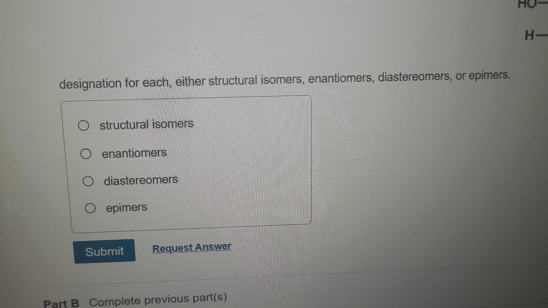 Solved L-isomer D-isomer How are the molecules in the | Chegg.com