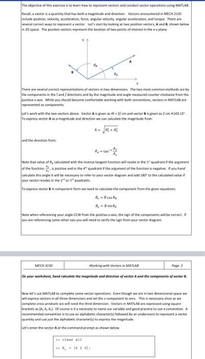Solved 2 Use The Atan2 Function To Calculate The Value Of