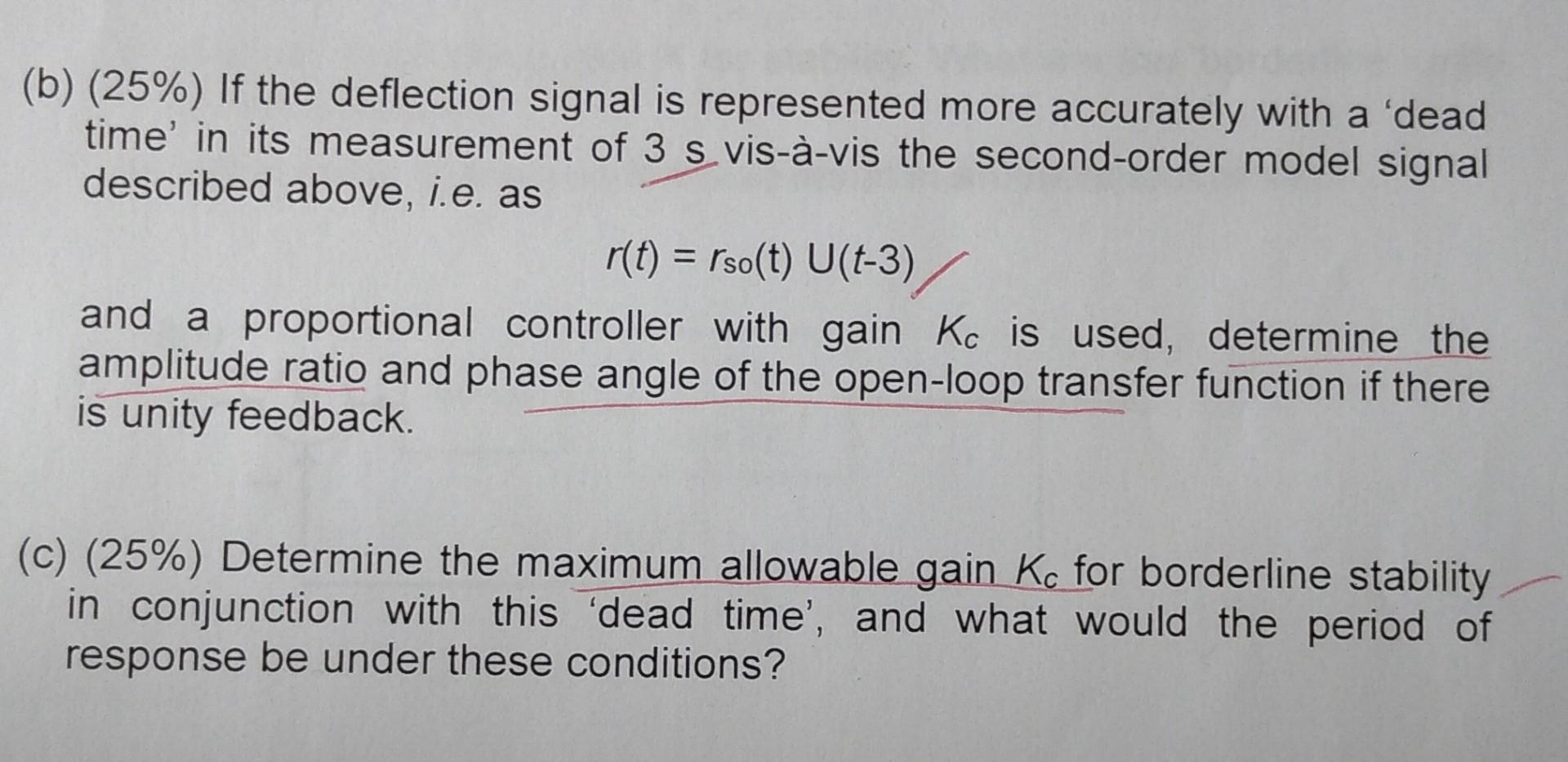 Solved In a metal production process, a step change from | Chegg.com