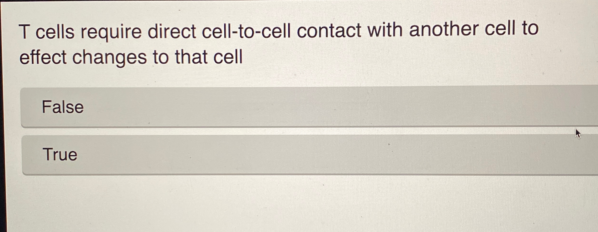 Solved T cells require direct cell-to-cell contact with | Chegg.com