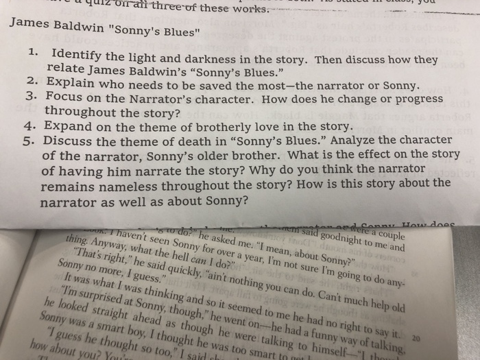 Solved three of these works. Identify the light and darkness | Chegg.com