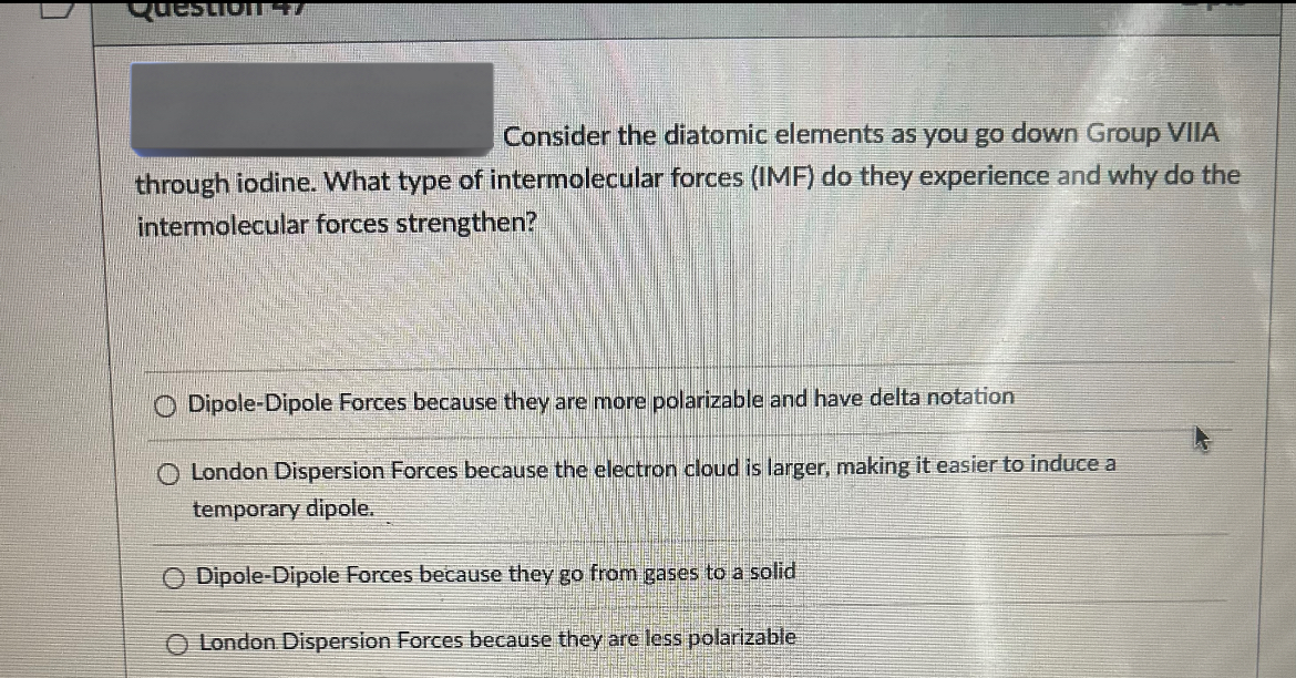 Solved Consider the diatomic elements as you go down Group | Chegg.com