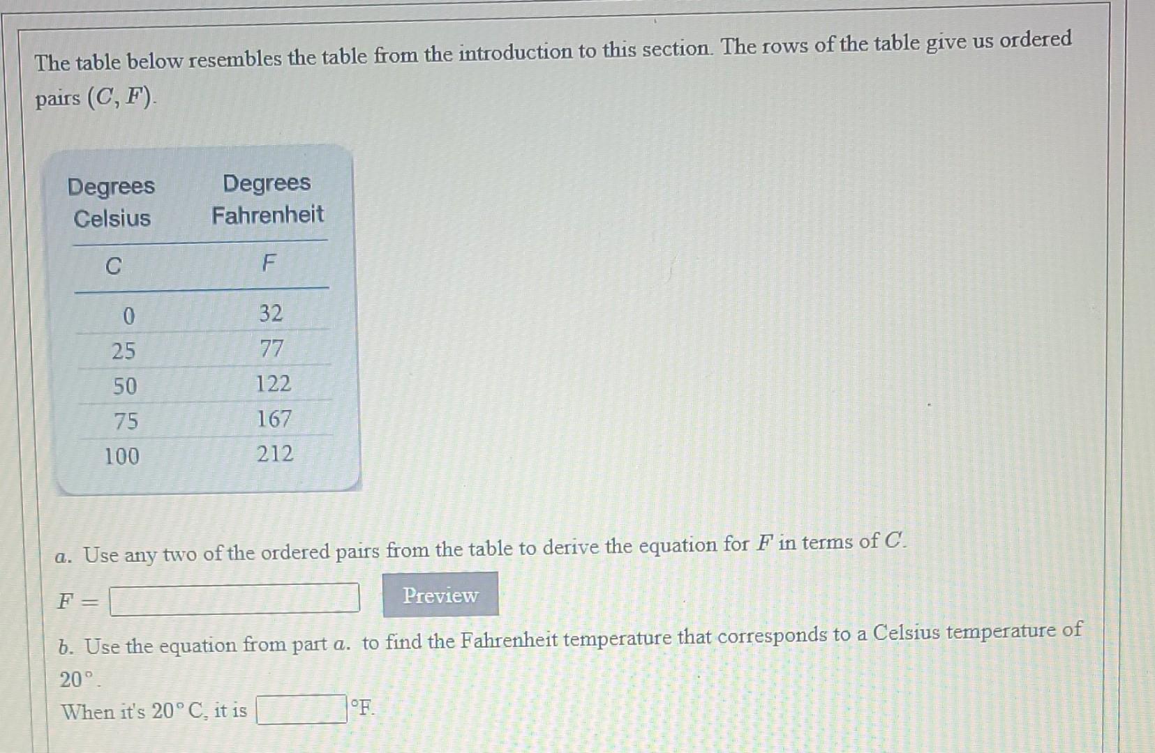 Solved The table below resembles the table from the | Chegg.com
