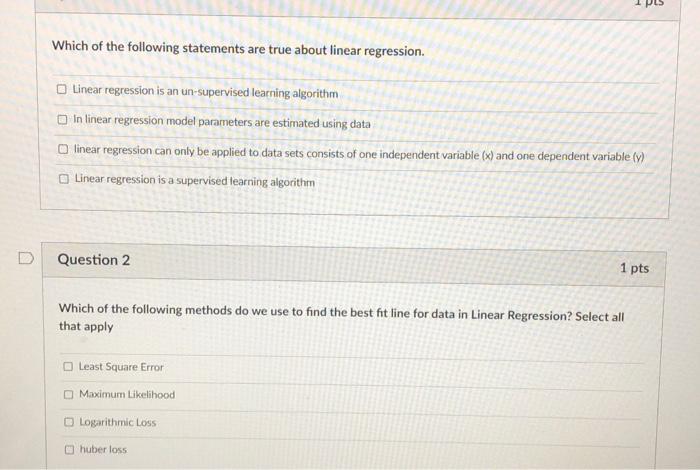 Solved IDE Which of the following statements are true about | Chegg.com