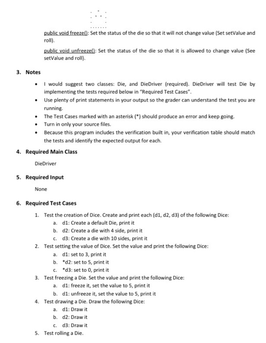 Solved Die 1. Problem Description Your client is developing | Chegg.com