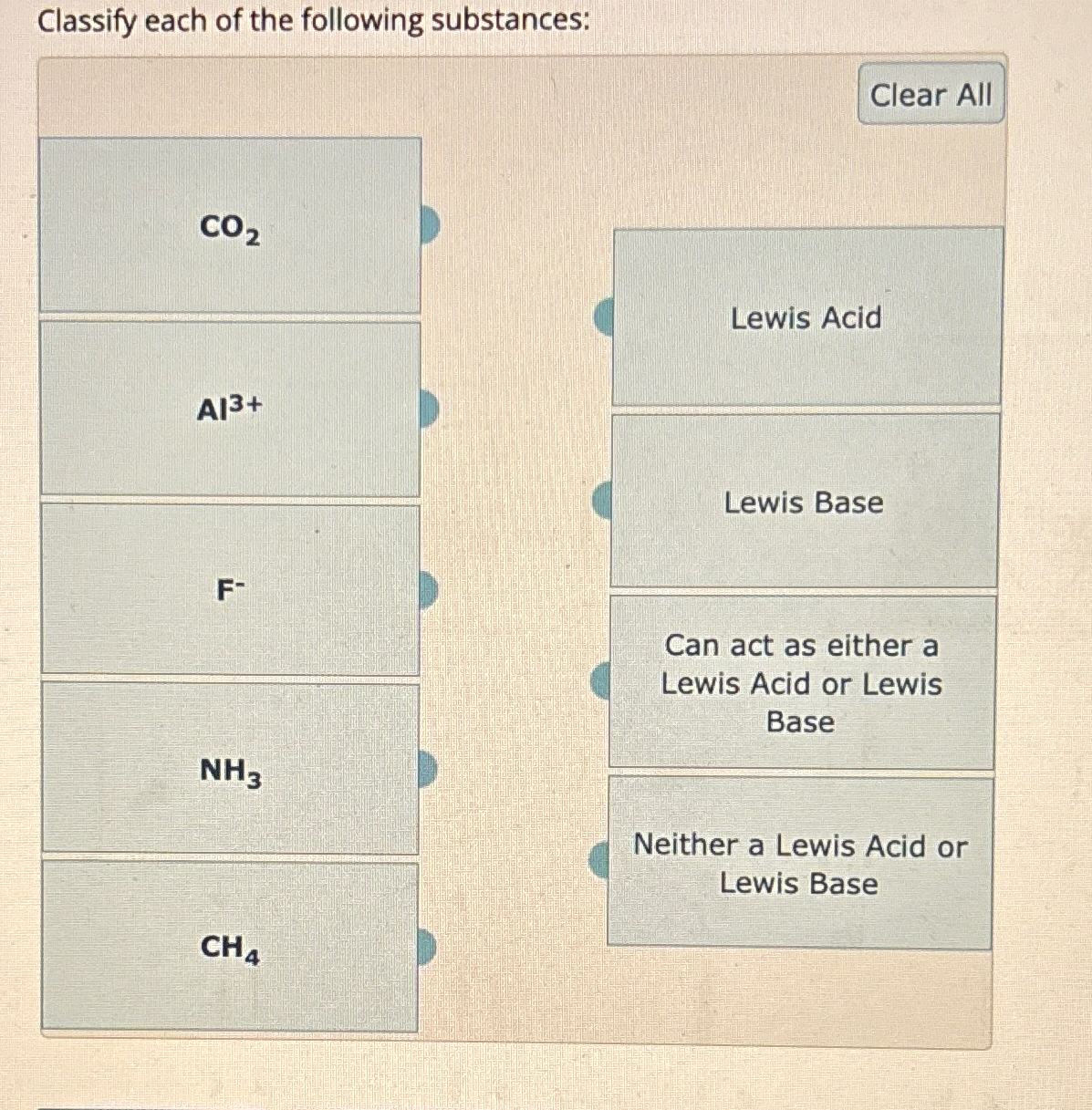 Solved Classify each of the following substances:\table[] | Chegg.com