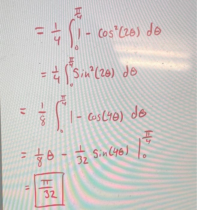 Solved Compute Using Trig Integration Substitution The