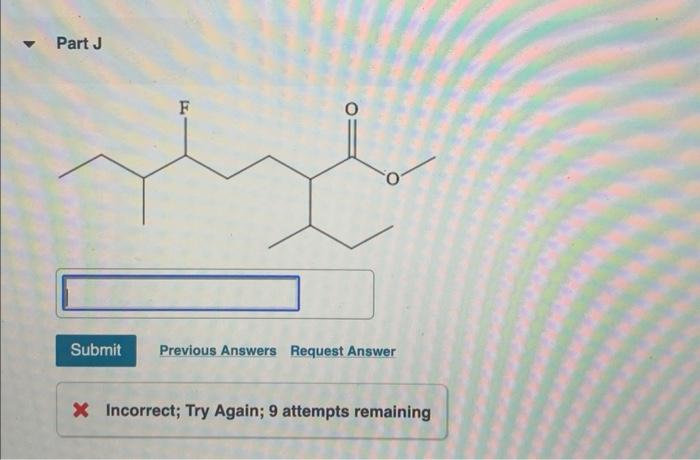 Solved Part H Submit Previous Answers Request Answer * | Chegg.com