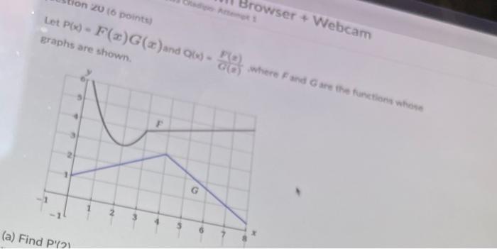 Let P(x)=f(x)G(x) and Q(x)+P(x). Braphs are shown. | Chegg.com