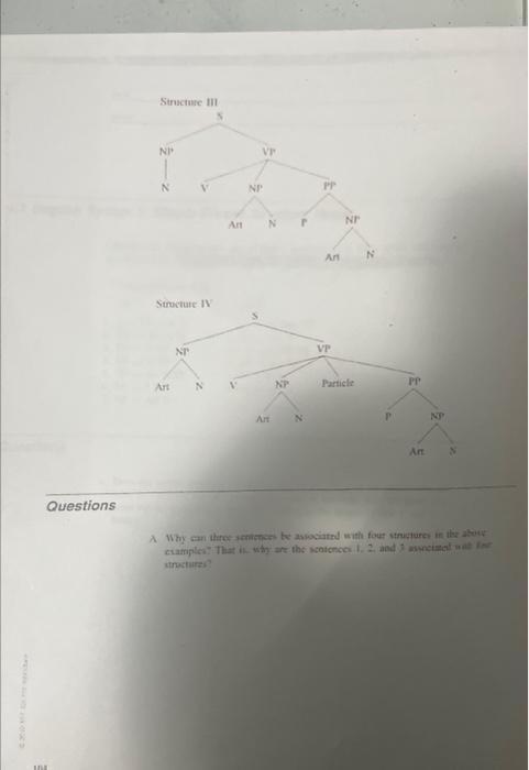 4.1 English Syntax 1: Simple Phrase Structure Rules | Chegg.com